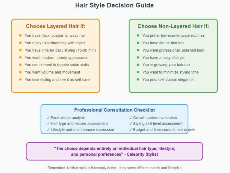 Layered vs. Non-Layered Hair: Complete Beginner's Guide | Hair ...