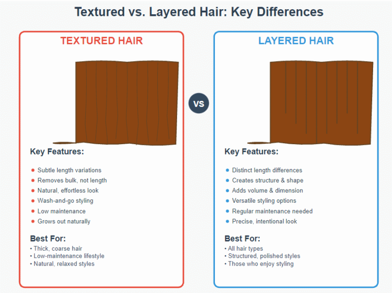 The Complete Guide to Textured vs. Layered Hair | Hair Straightener Lab